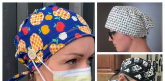 Surgical Scrub Cap Archives | Fabric Art DIY