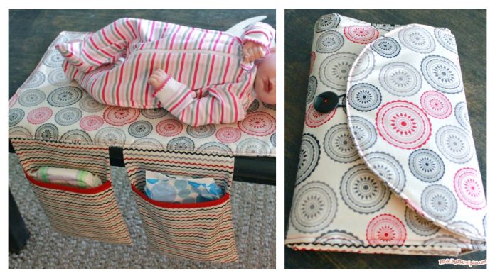 All-in-one Changing Mat Free Sewing Pattern | Fabric Art DIY