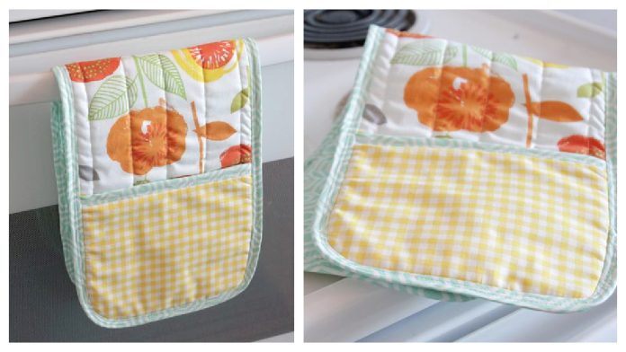 Double Pot Holder Free Sewing Pattern | Fabric Art DIY