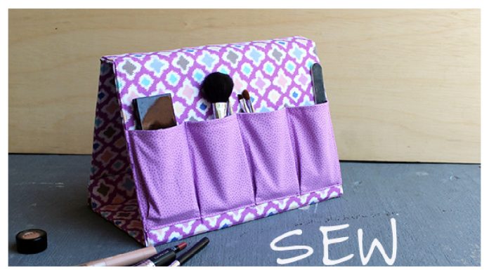 Fabric A-Frame Organizer Free Sewing Pattern | Fabric Art DIY