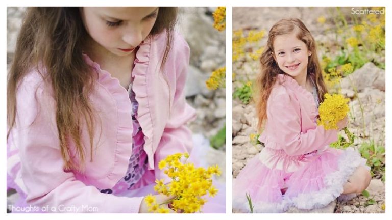 Girls Cropped Ruffled Cardigan Free Sewing Pattern f1 | Fabric Art DIY