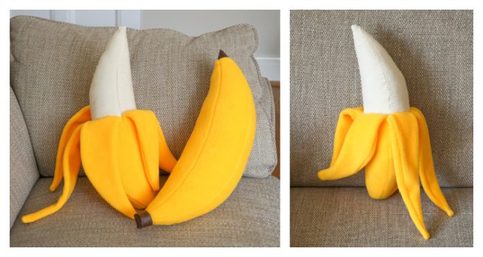 Fabric Banana Plushies Free Sewing Pattern | Fabric Art DIY