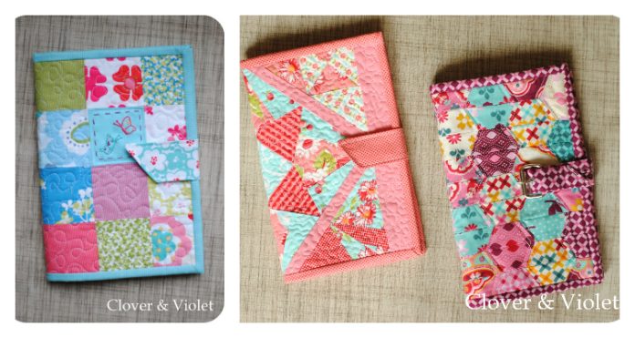 Kindle Book-Style Cover Free Sewing Pattern | Fabric Art DIY