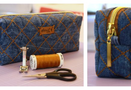 DIY Fabric Open Wide Pencil Case Free Sewing Pattern + Video | Fabric ...