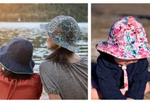 Flower Sun Hat Free Sewing Pattern (39 - 55cm) | Fabric Art DIY