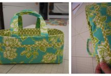 DIY Fabric Iron Caddy Tote Free Sewing Pattern + Video | Fabric Art DIY