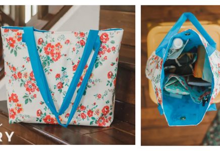 The Retreat Bag Free Sewing Pattern | Fabric Art DIY