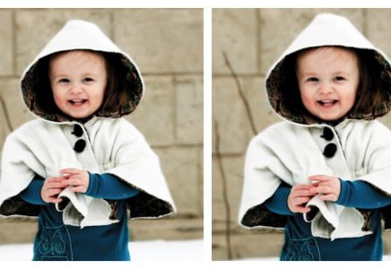 Easy Winter Poncho Free Sewing Pattern + Video | Fabric Art DIY