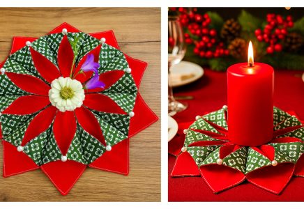 Fun Woven Basket Free Sewing Pattern | Fabric Art DIY